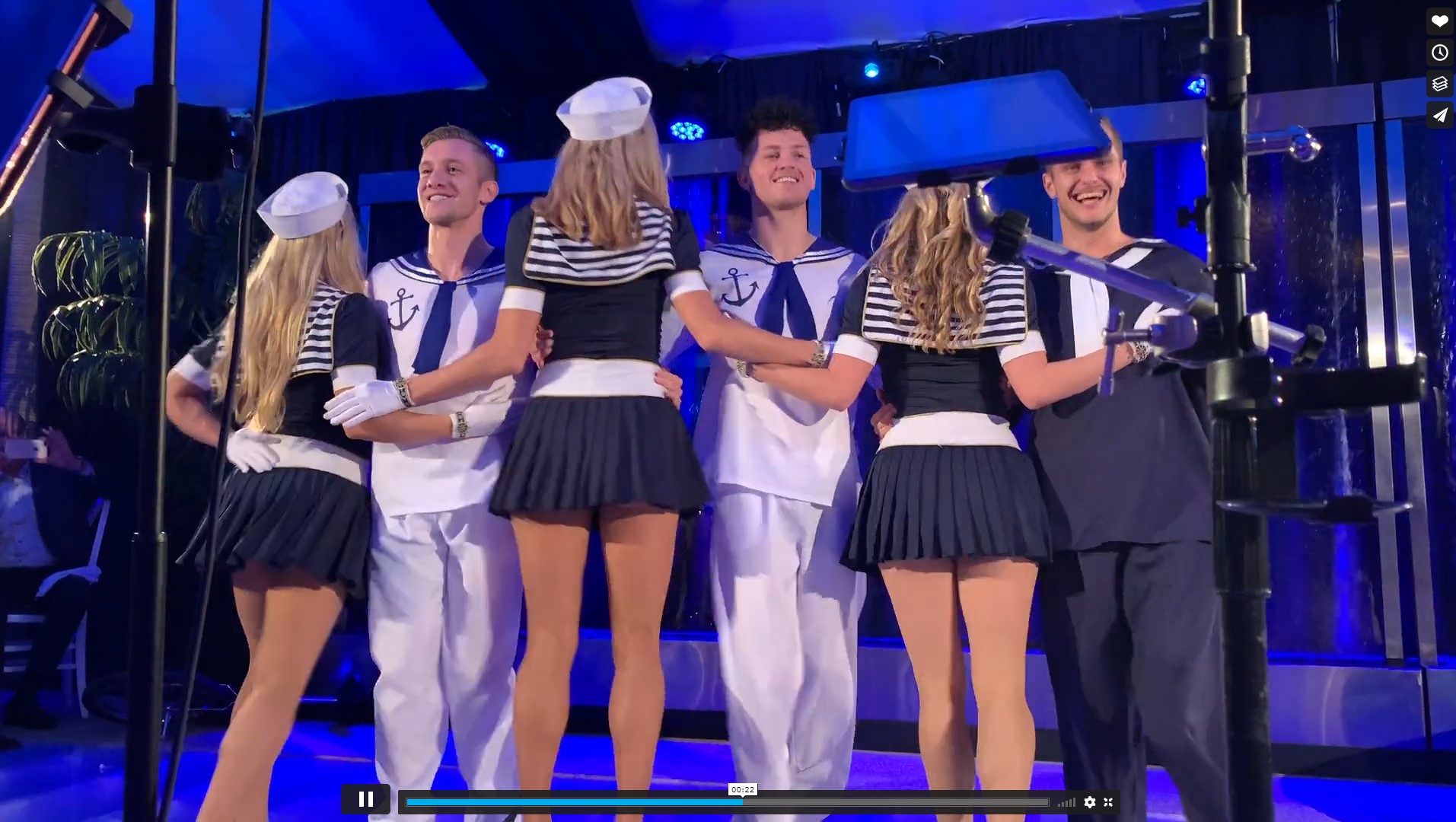 Navy Theme Dancers - A-MAX ENTERTAINMENT